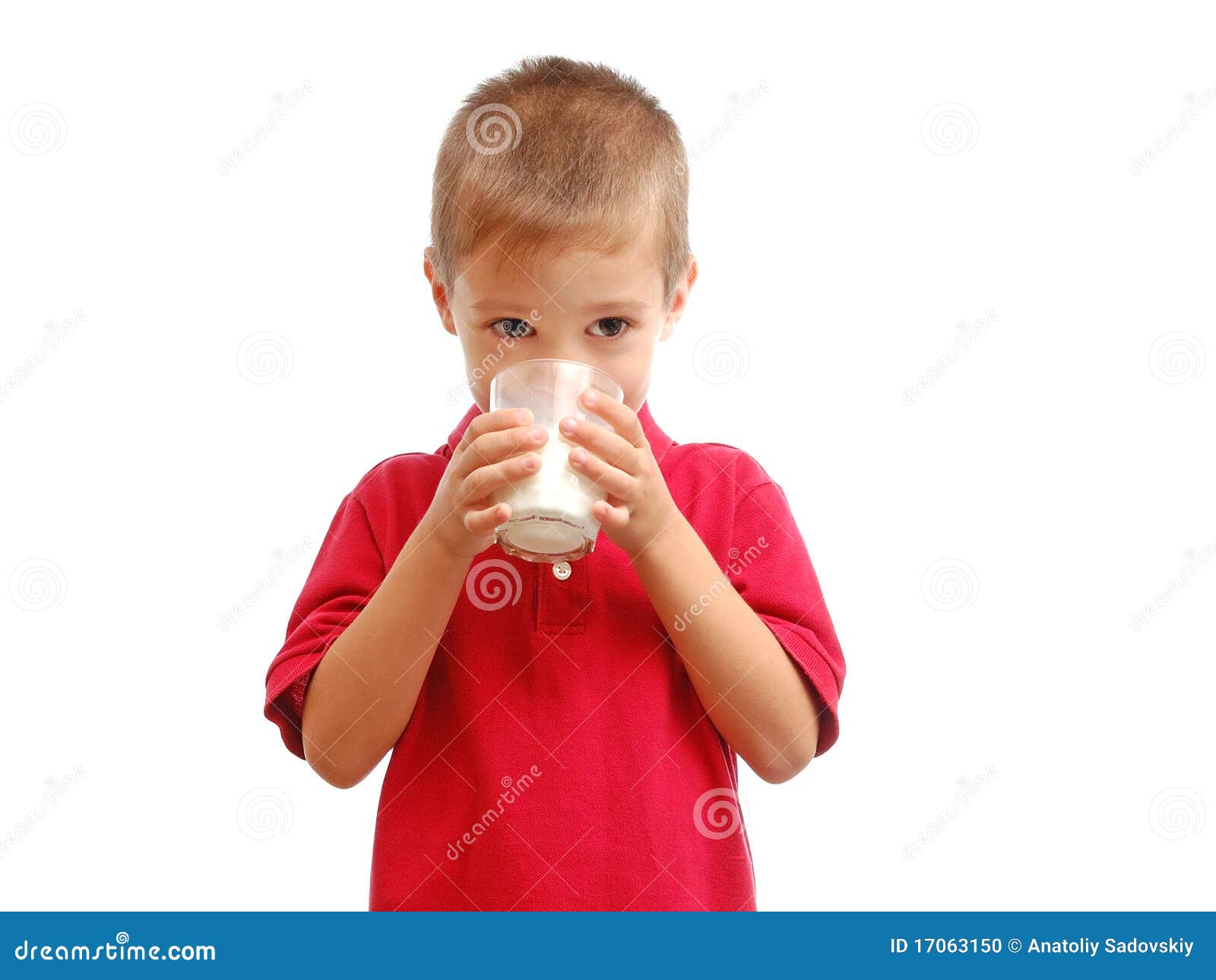 Child drinks milk stock photo. Image of preschooler, hand - 17063150