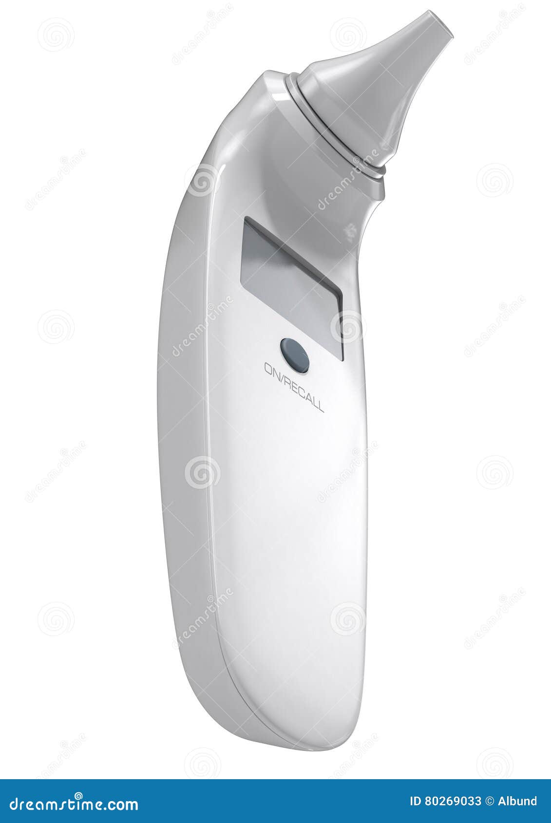 Child Ear Thermometer stock illustration. Illustration of examine ...