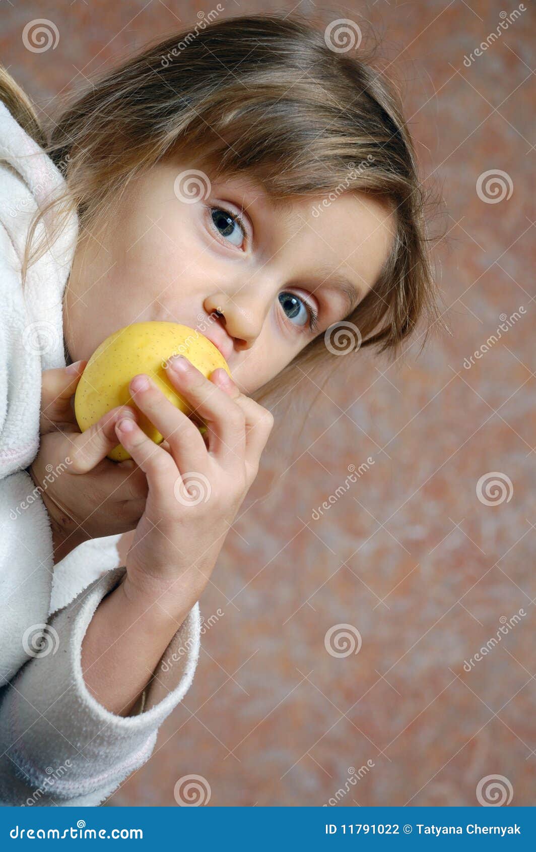 Child eating an apple stock photo. Image of close, girl - 11791022