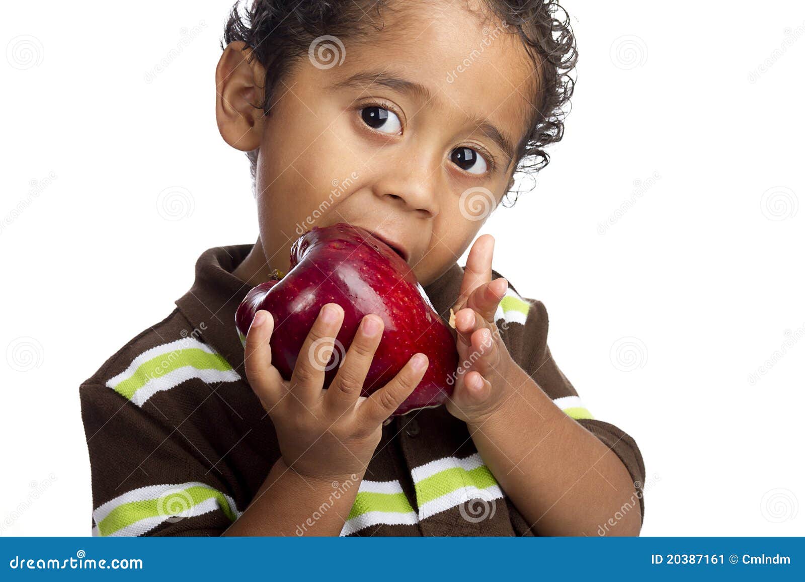Child Eating Apple Royalty-Free Stock Photo | CartoonDealer.com #46991901