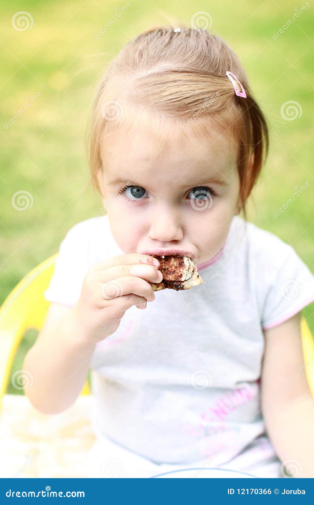 Child eating cake stock photo. Image of white, cutie - 12170366