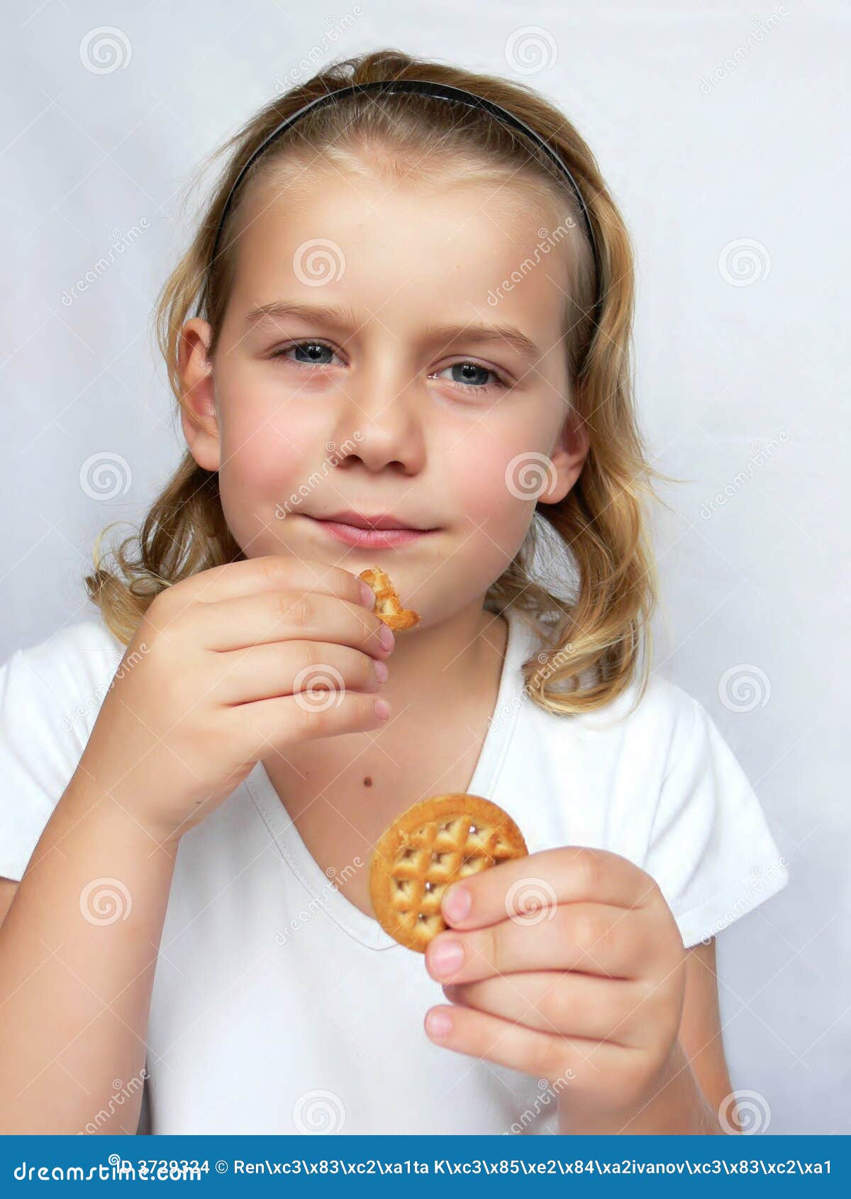 Man Eating Cookies And Drinking Milk. Cookie And A Glass Of Milk. Happy ...