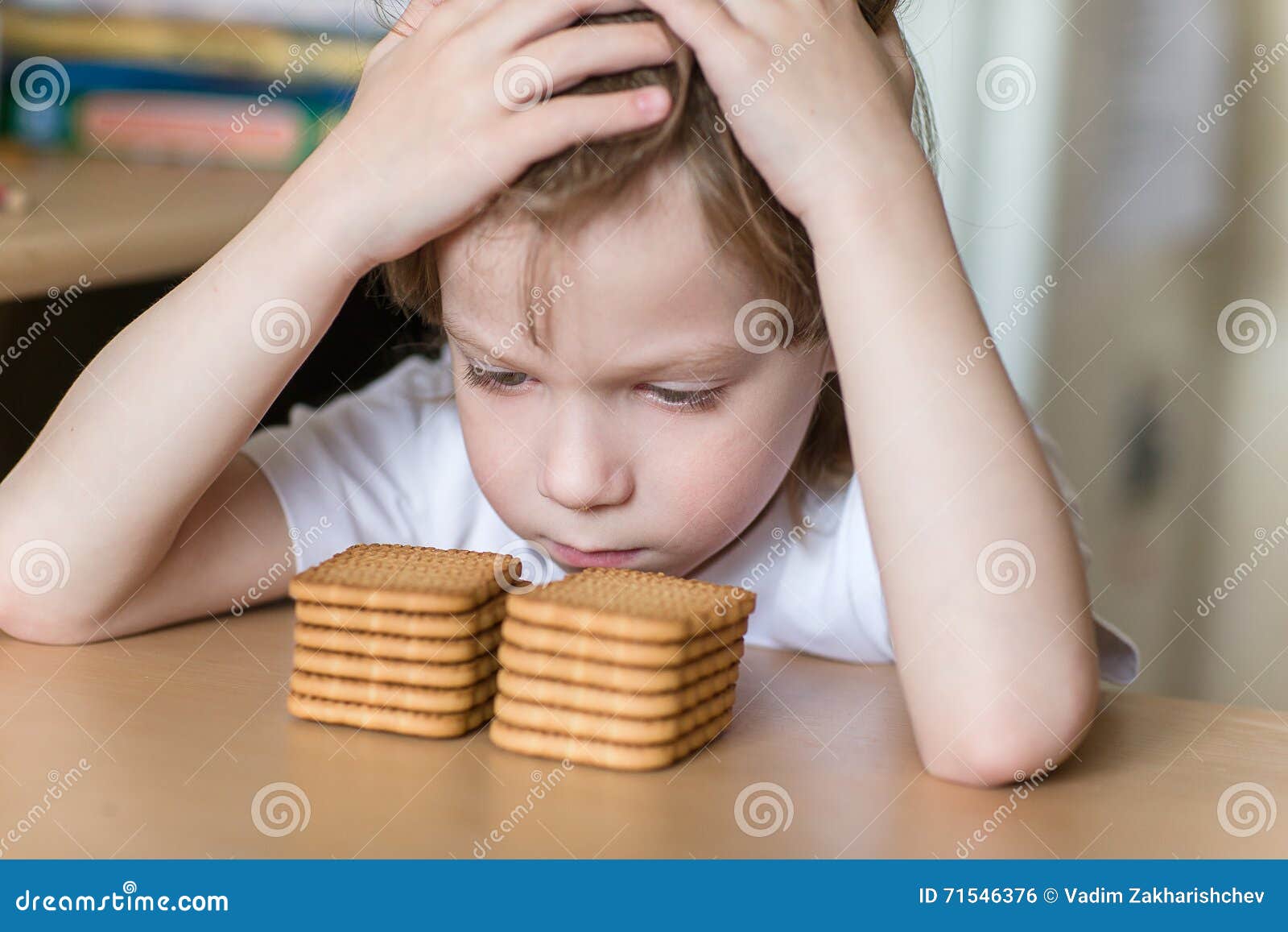 Child eating cookies stock photo. Image of childrens - 71546376