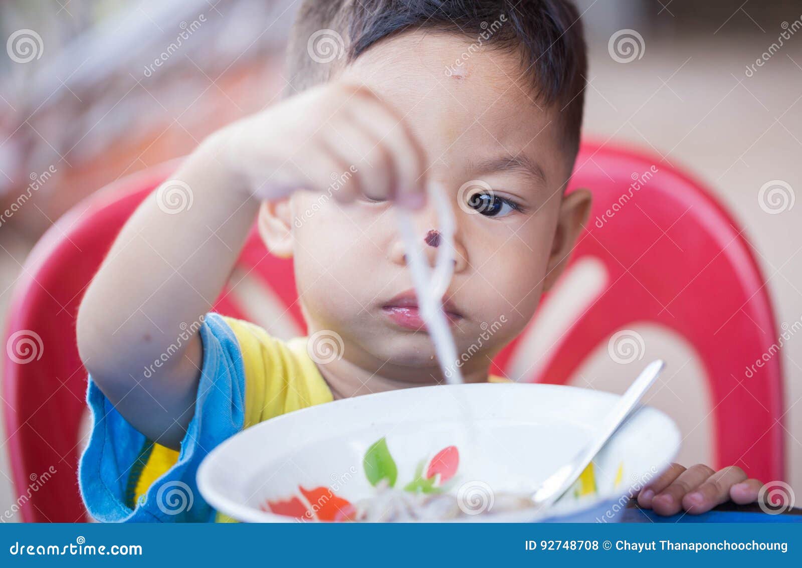 Child stock photo. Image of close, asia, yummy, child - 92748708