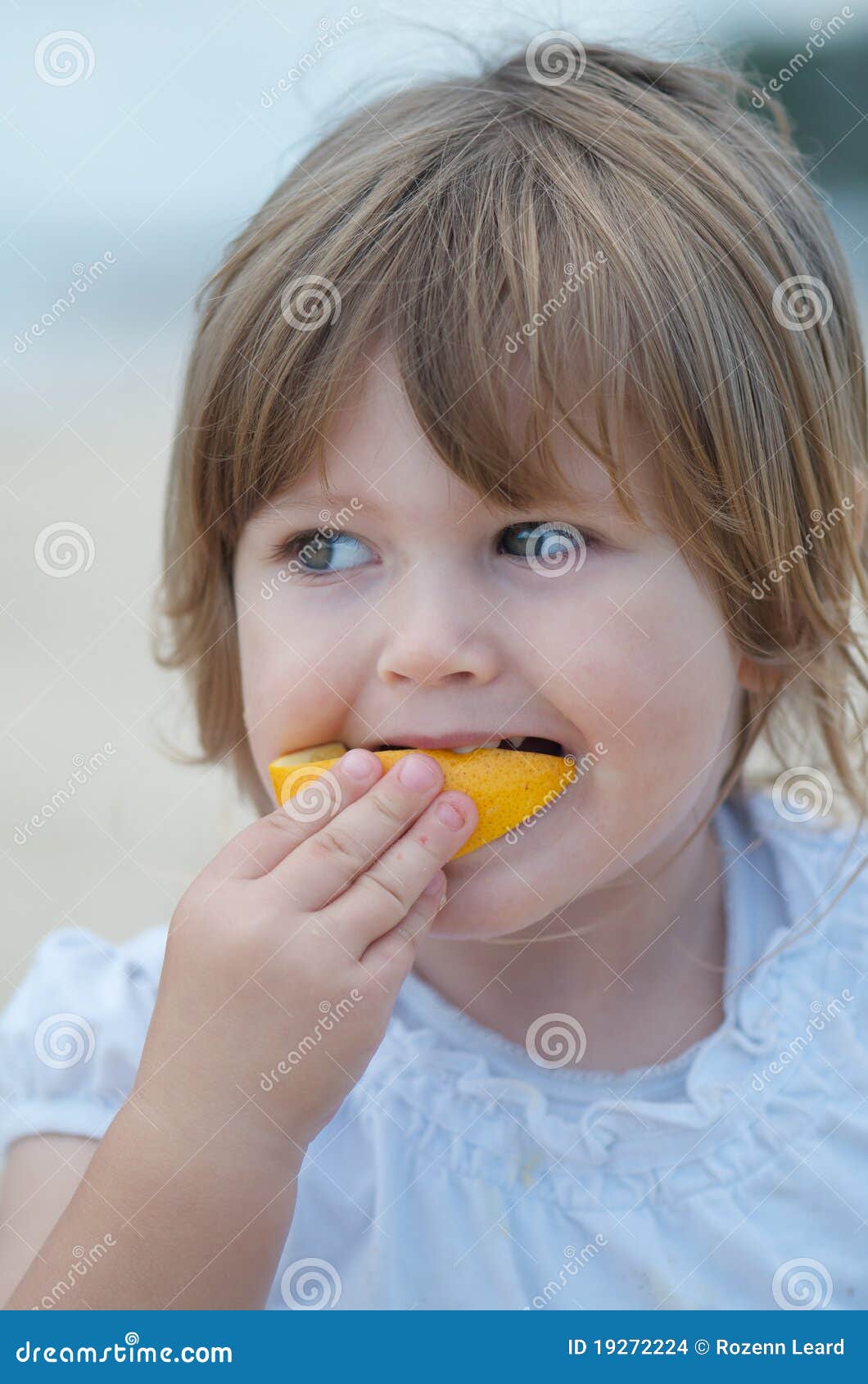 Child eating fruit stock photo. Image of portrait, fruit - 19272224