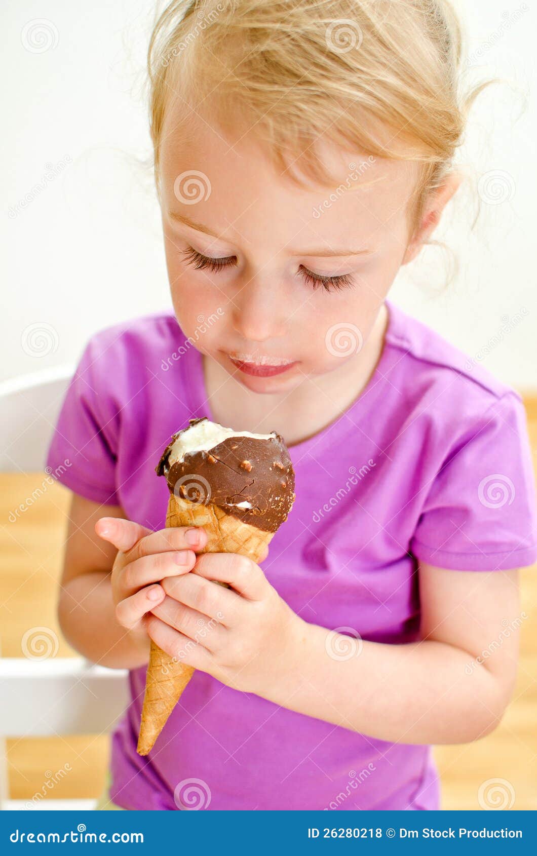 Child eating ice cream stock photo. Image of enjoy, holding - 26280218