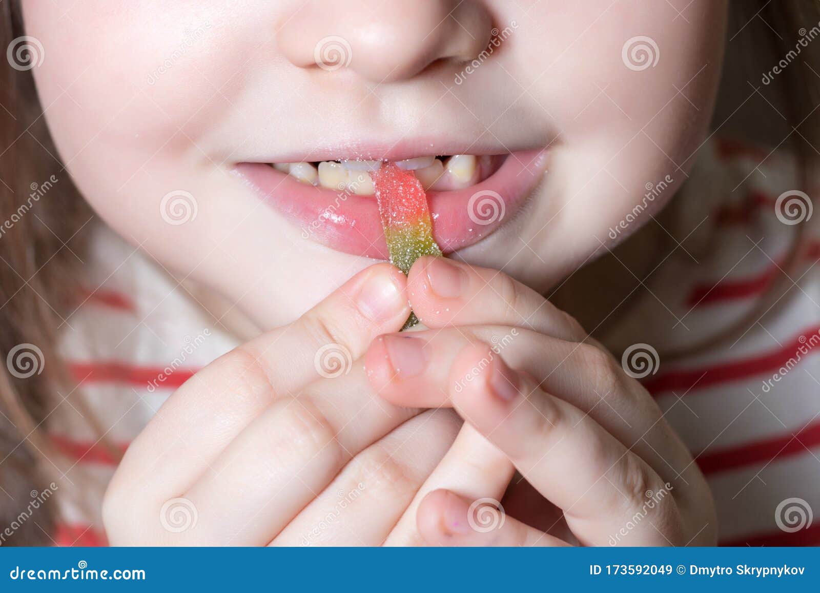 A Boy Eating Jelly Lollies Royalty-Free Stock Image | CartoonDealer.com ...