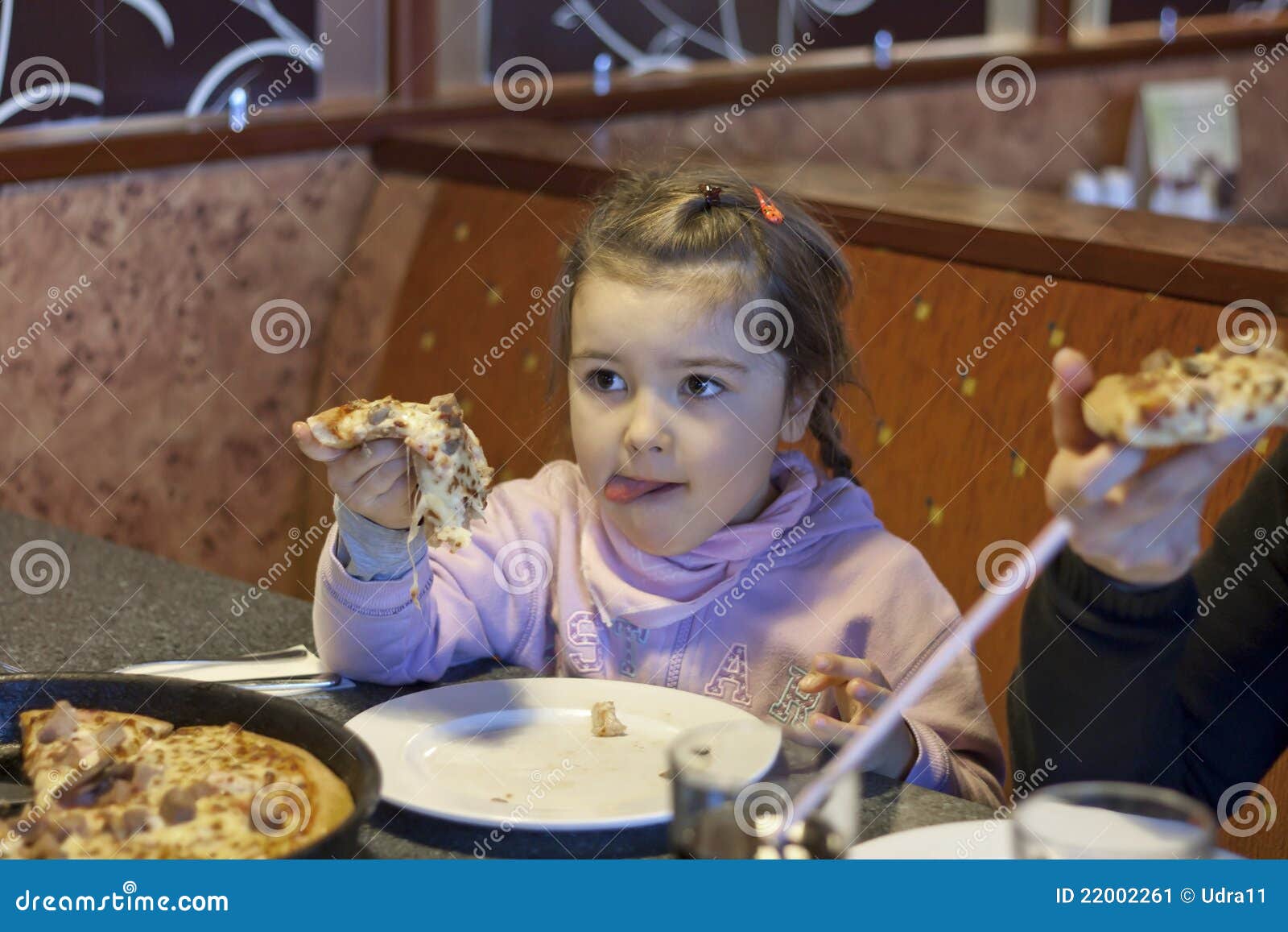 Child eating pizza stock image. Image of cheese, european - 22002261