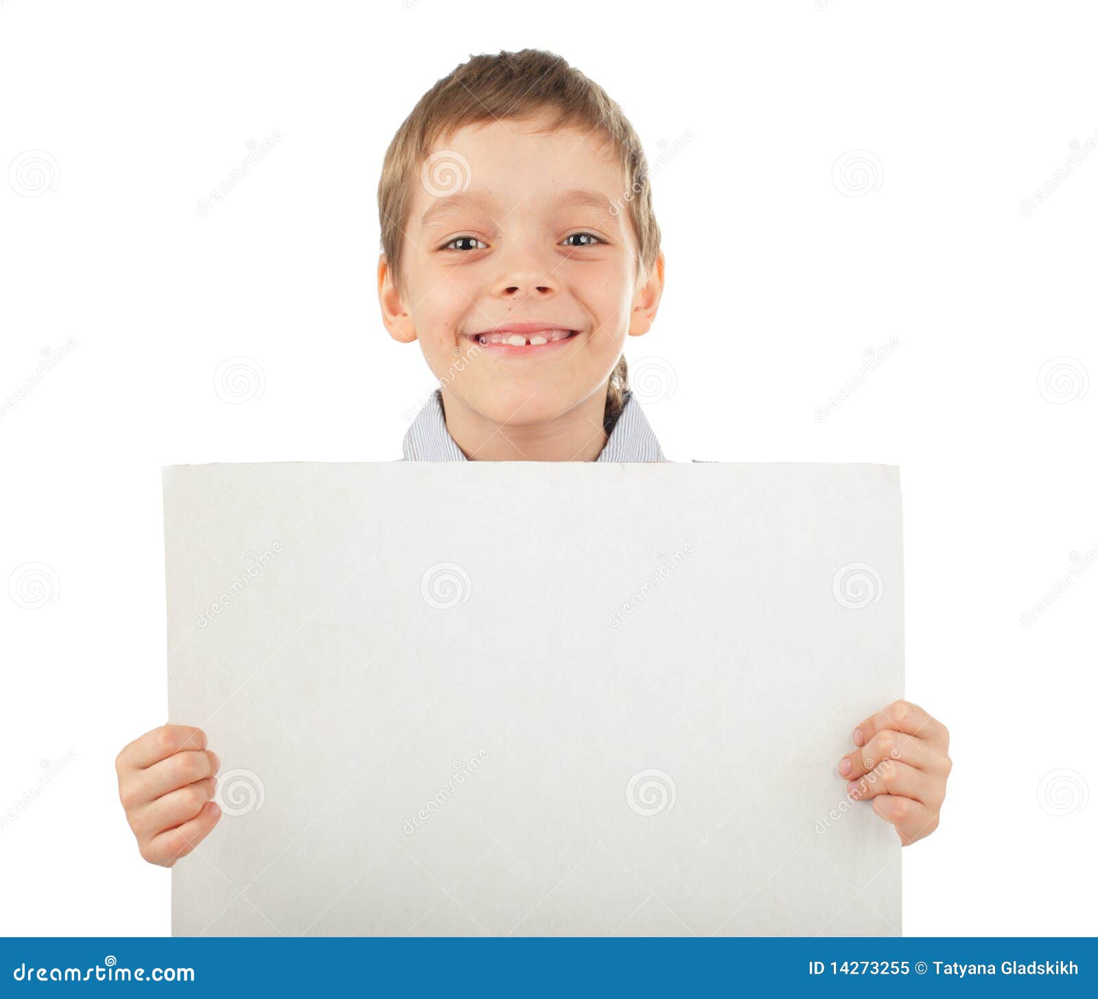 Child with empty blank stock image. Image of caucasian - 14273255