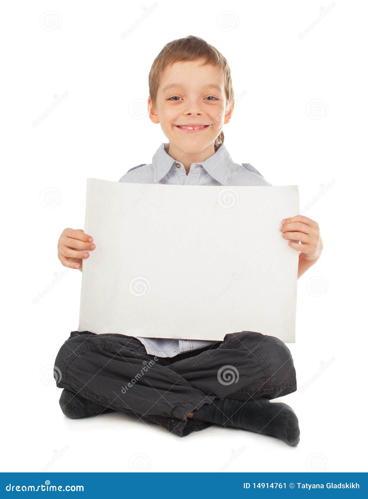 Child with empty blank stock image. Image of space, person - 14914761