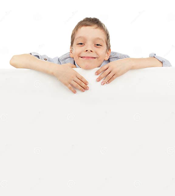 Child with empty blank stock photo. Image of white, smiling - 15060764