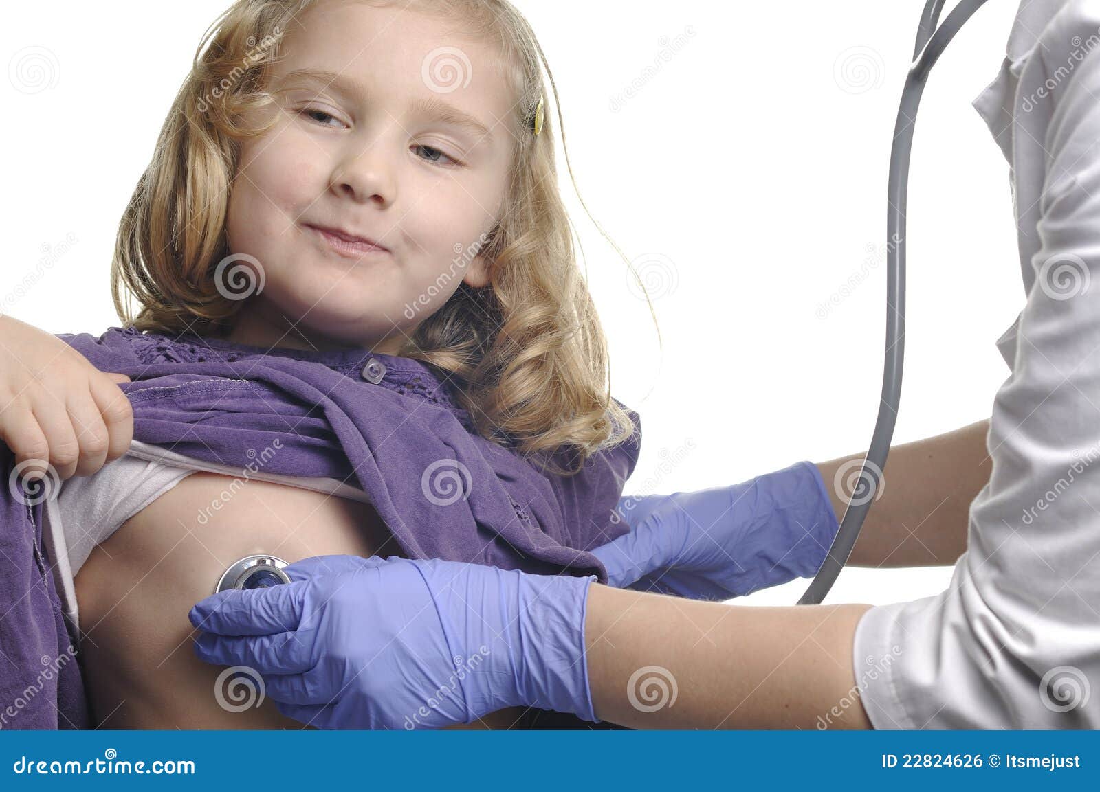 Child examination. stock photo. Image of care, contagion - 22824626