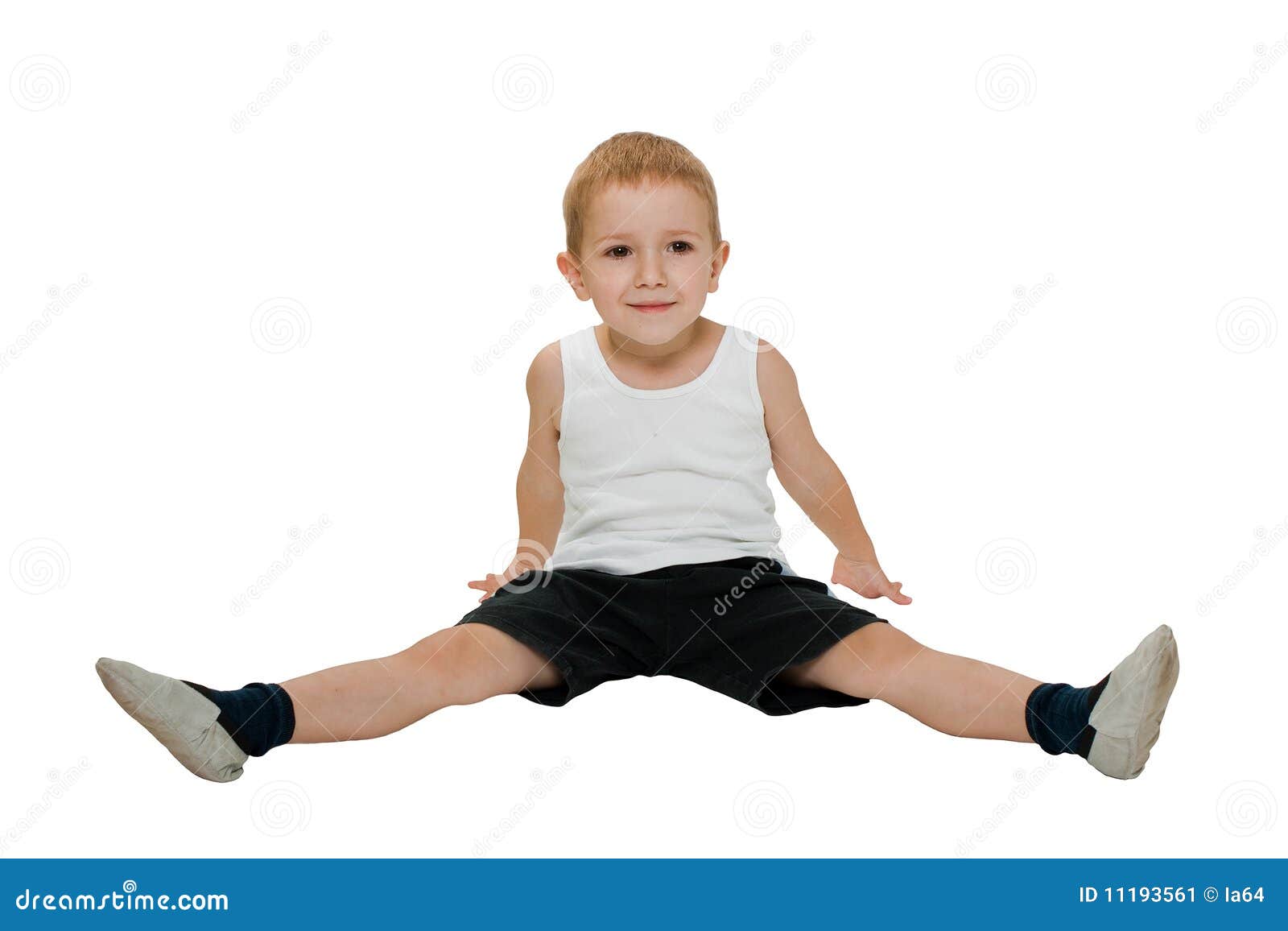 Child exercising stock image. Image of build, healthy - 11193561