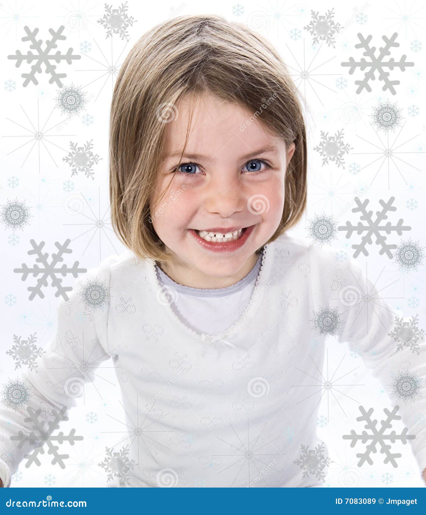 Child with Festive Smile stock image. Image of pretty - 7083089