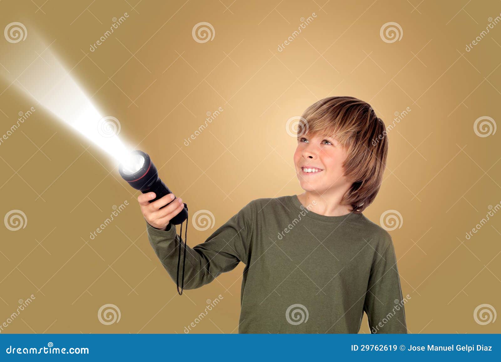 Looking With Flashlight