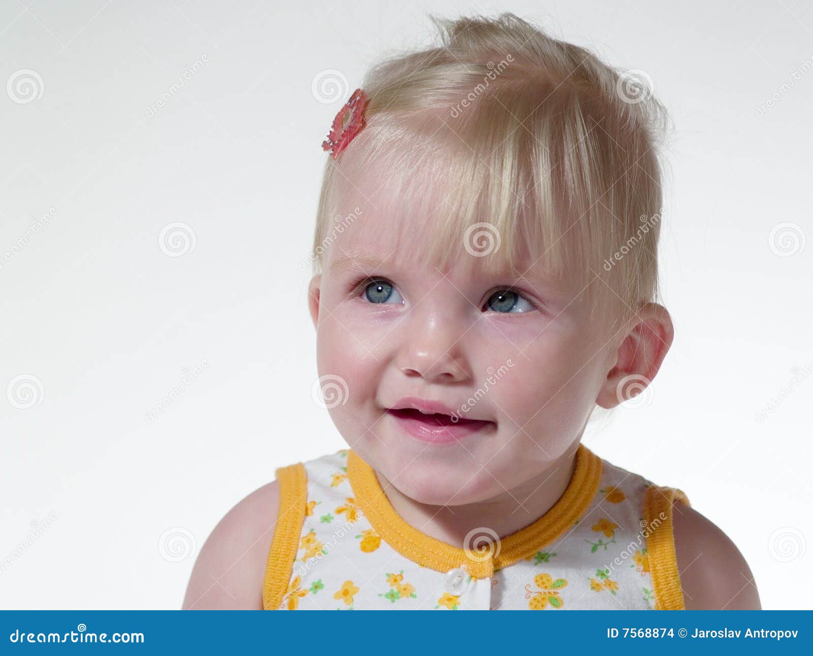 Child flirts stock photo. Image of face, cute, pretty - 7568874