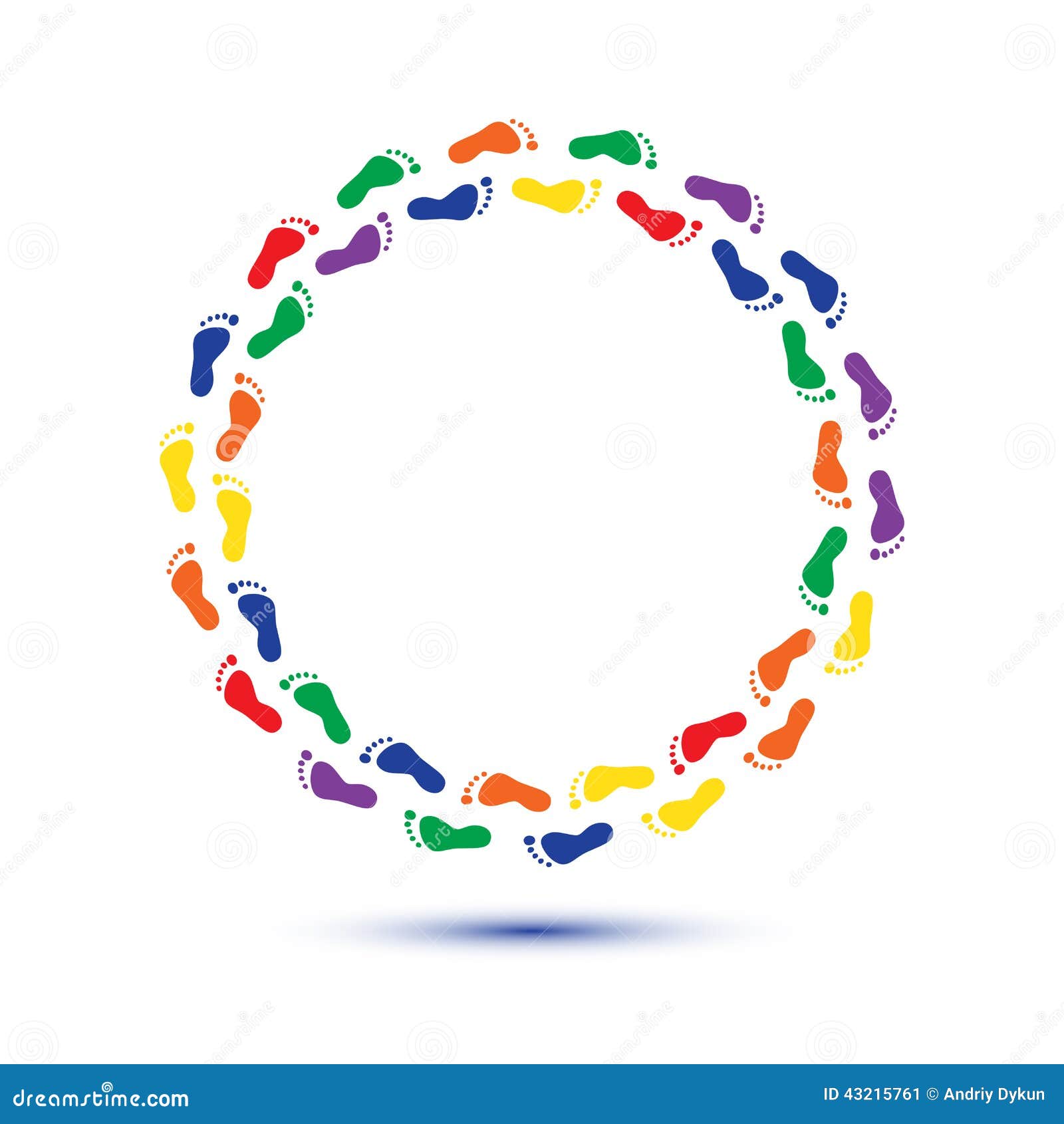 Child foot steps stock vector. Illustration of foot, imprint - 43215761