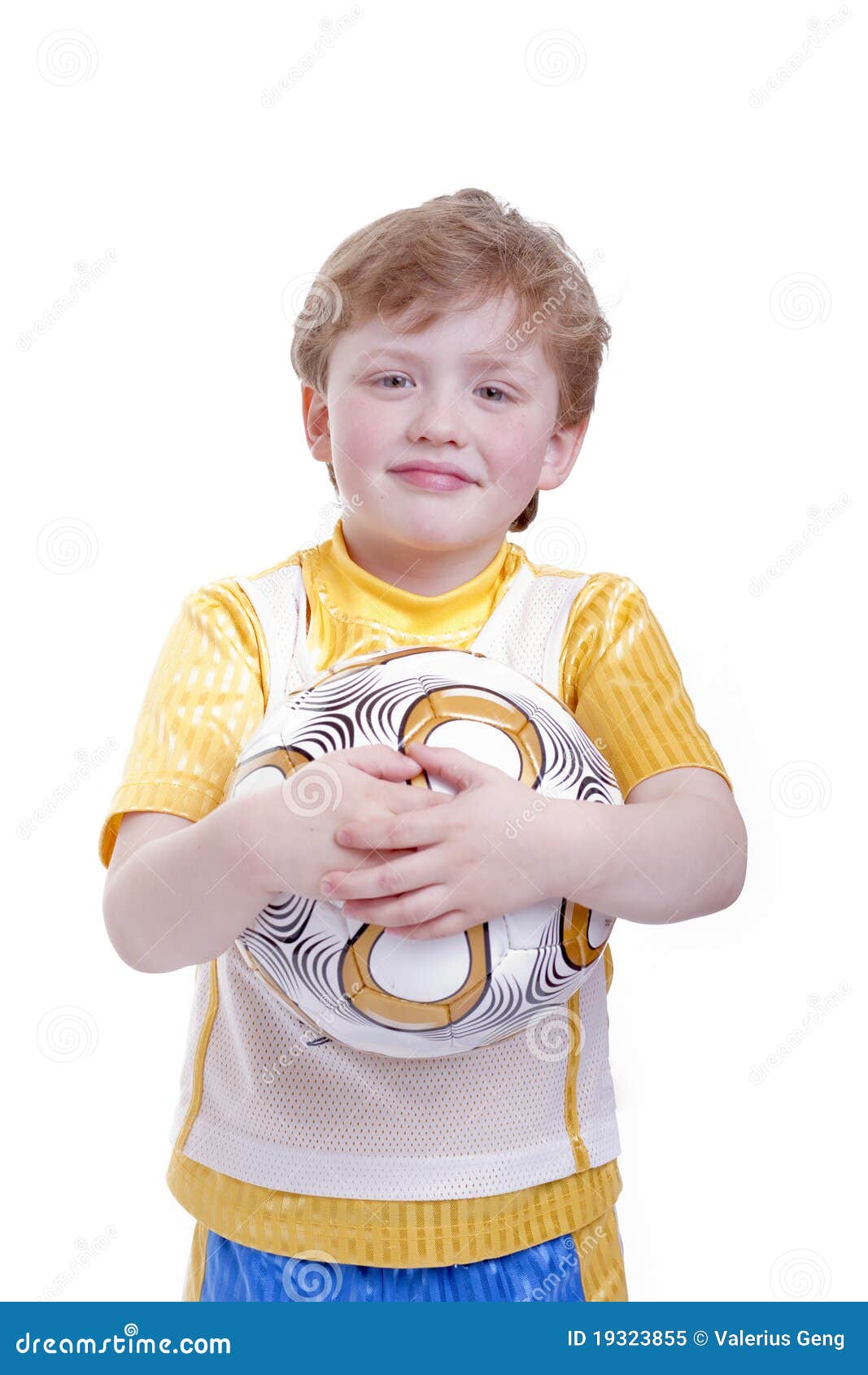 Child with the football stock image. Image of life, face - 19323855