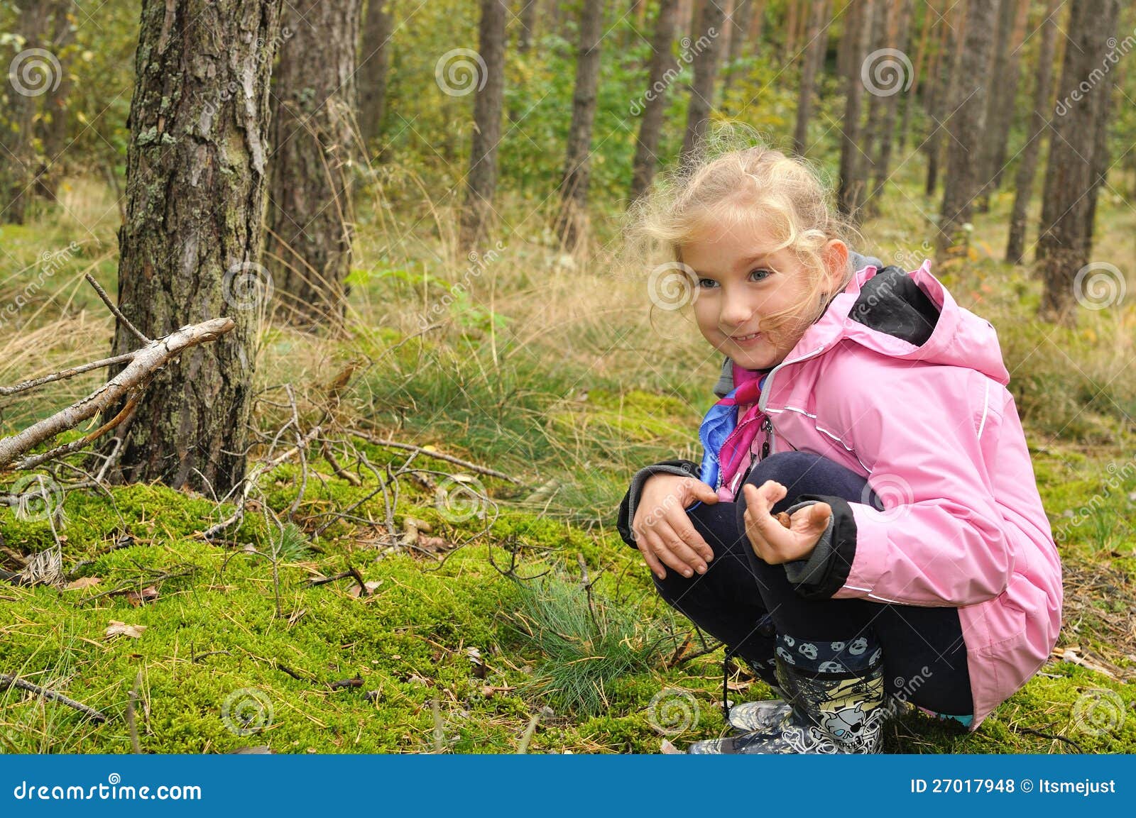 Child in forest. stock photo. Image of horizontal, lifestyle - 27017948