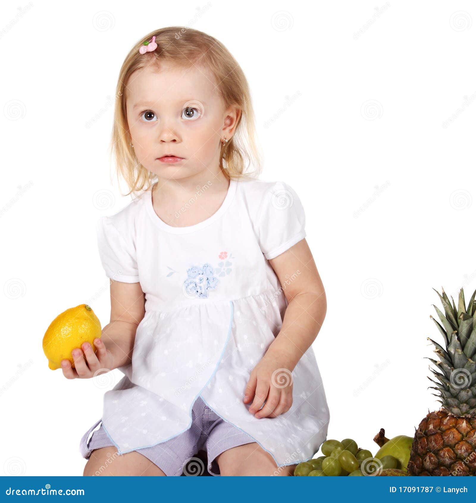 Child with fruits stock image. Image of concept, grapes - 17091787
