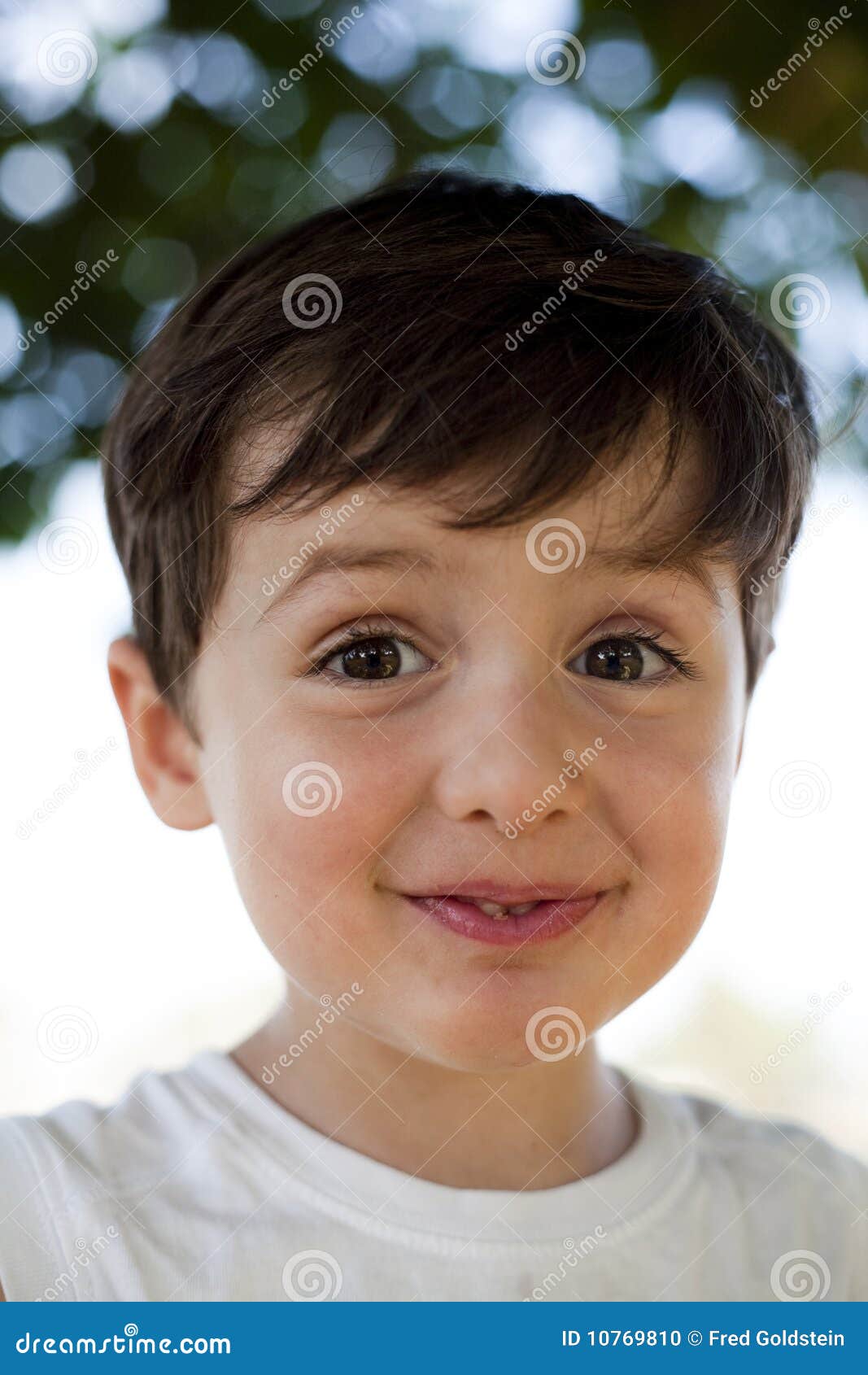 Child with fun expression stock photo. Image of brown - 10769810