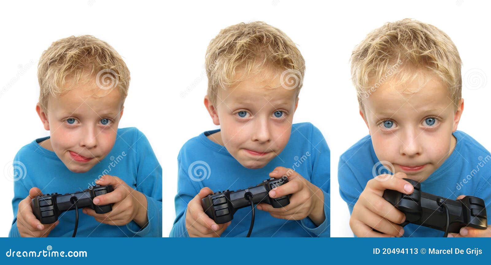 Child gaming stock image. Image of exited, portrait, play - 20494113