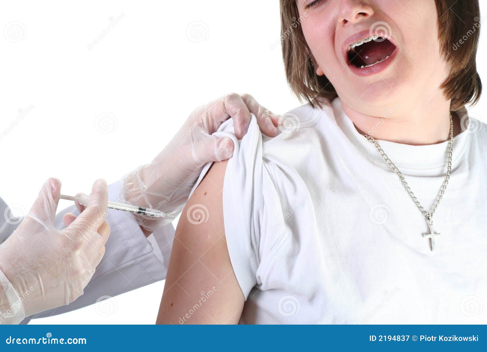 Child Getting Injection Royalty Free Stock Photography - Image: 2194837