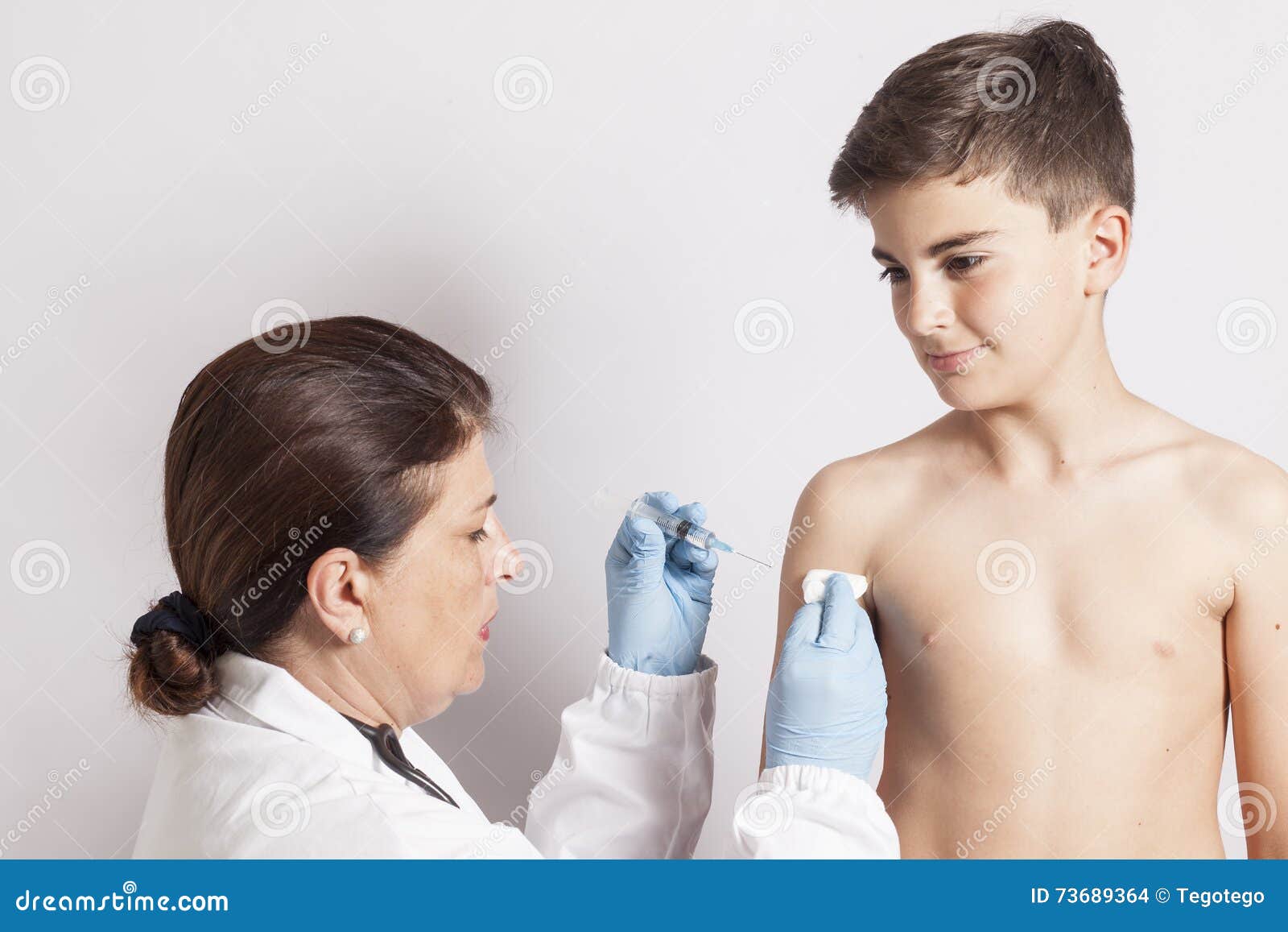 Child Getting Injection Royalty-Free Stock Image | CartoonDealer.com ...
