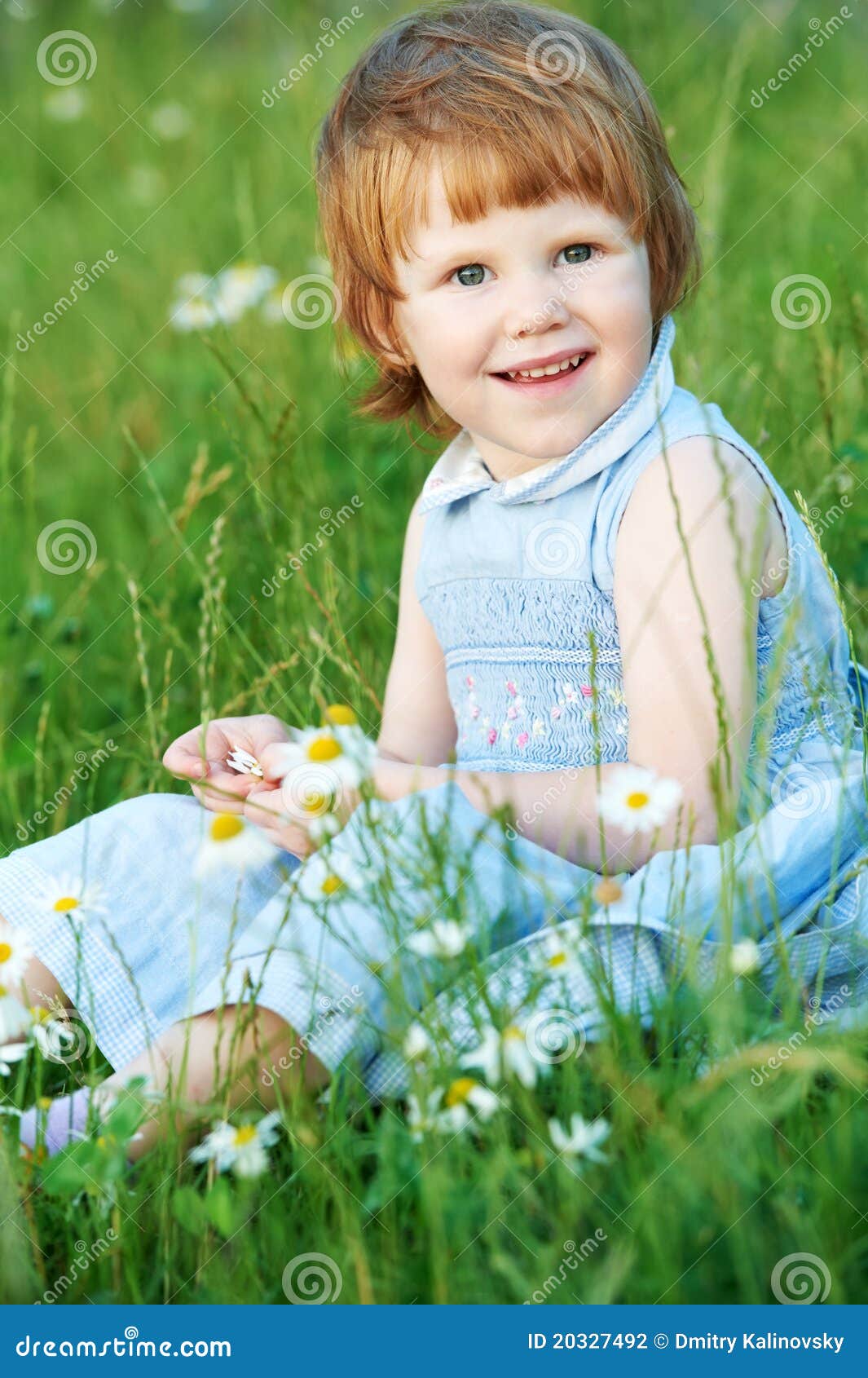 Child Girl with Camomile Daisy Stock Photo - Image of beauty, person ...