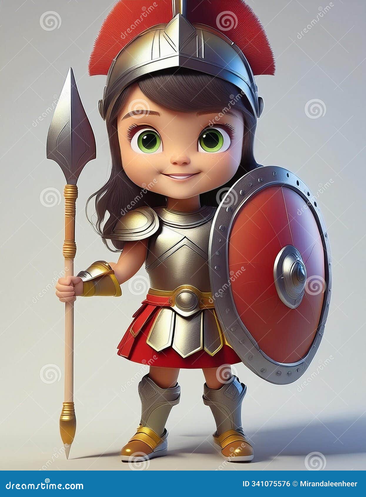 Child Gladiator Cartoon Royalty-Free Stock Image | CartoonDealer.com ...