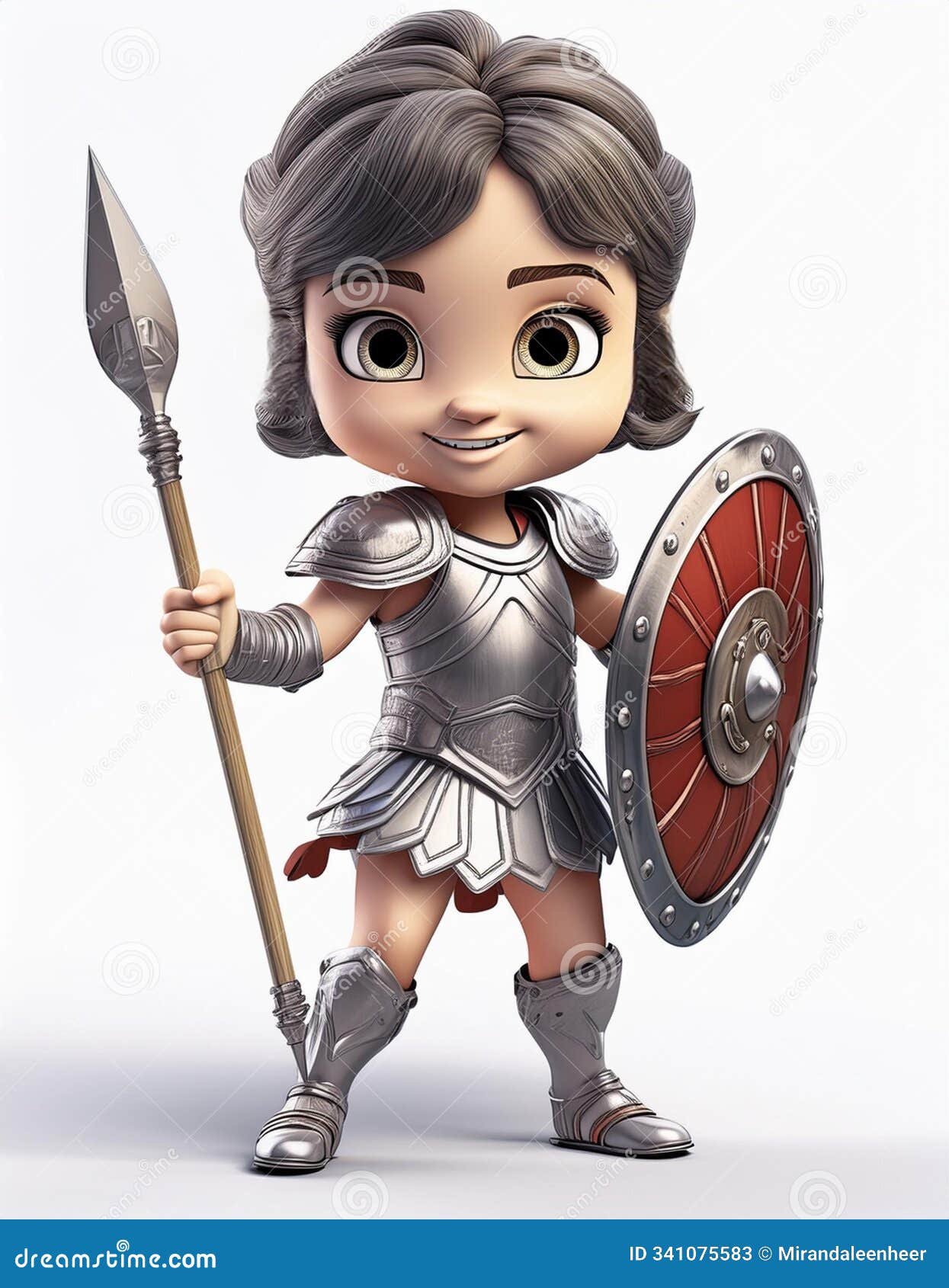 Child Gladiator Cartoon Royalty-Free Stock Image | CartoonDealer.com ...