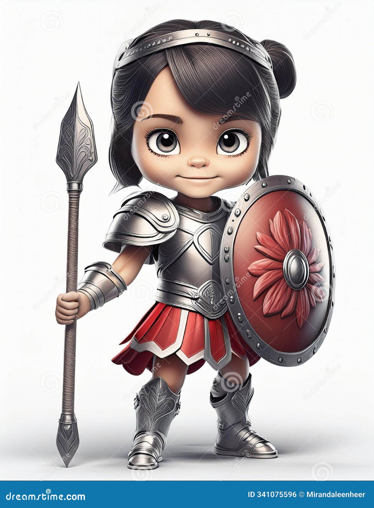 Child Gladiator Cartoon Stock Photo | CartoonDealer.com #341075538
