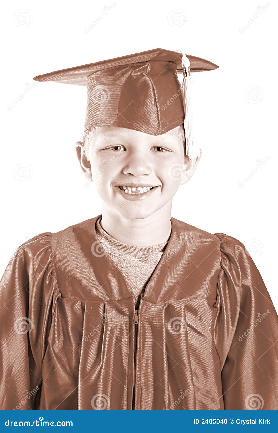 Child Graduate in Cap and Gown Stock Photo - Image of retro, graduate ...