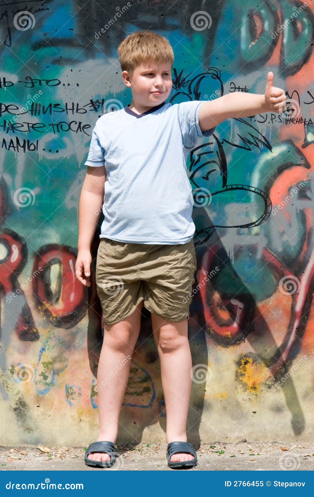 Child with graffiti stock image. Image of bright, colours - 2766455