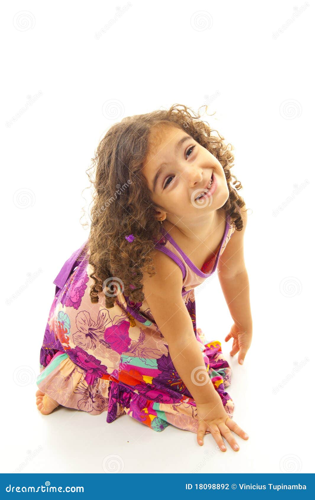 Child Grimacing stock photo. Image of child, kneeling - 18098892