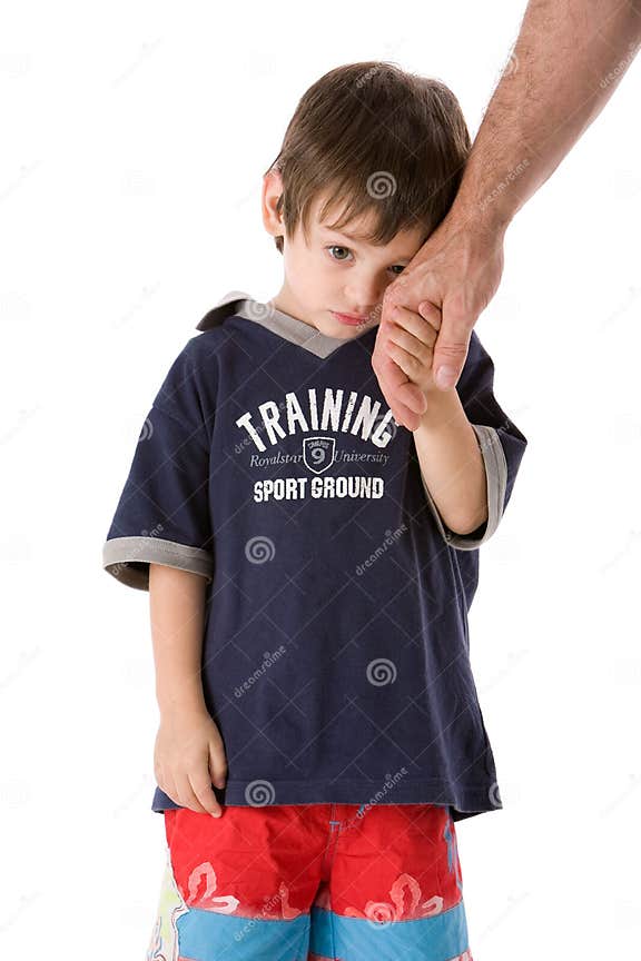 Child hand with dad stock image. Image of parent, life - 5636223
