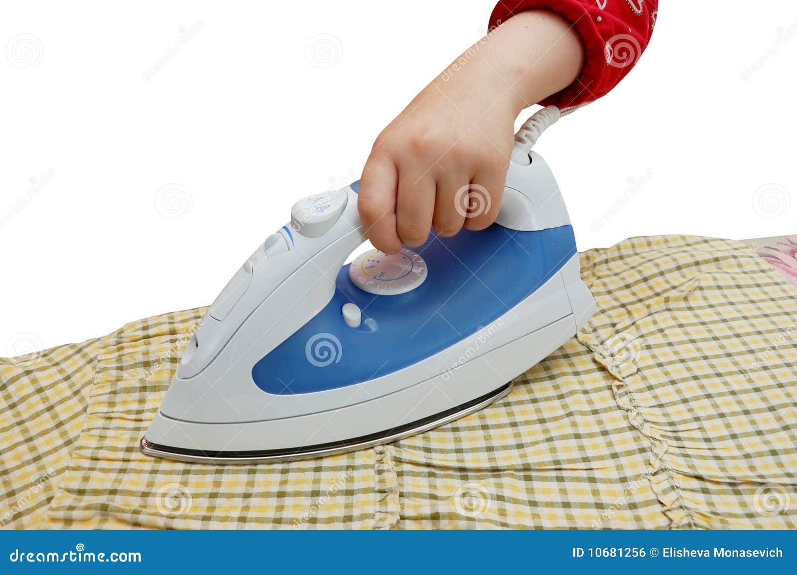 Child hand ironing stock photo. Image of cord, iron, laundry - 10681256