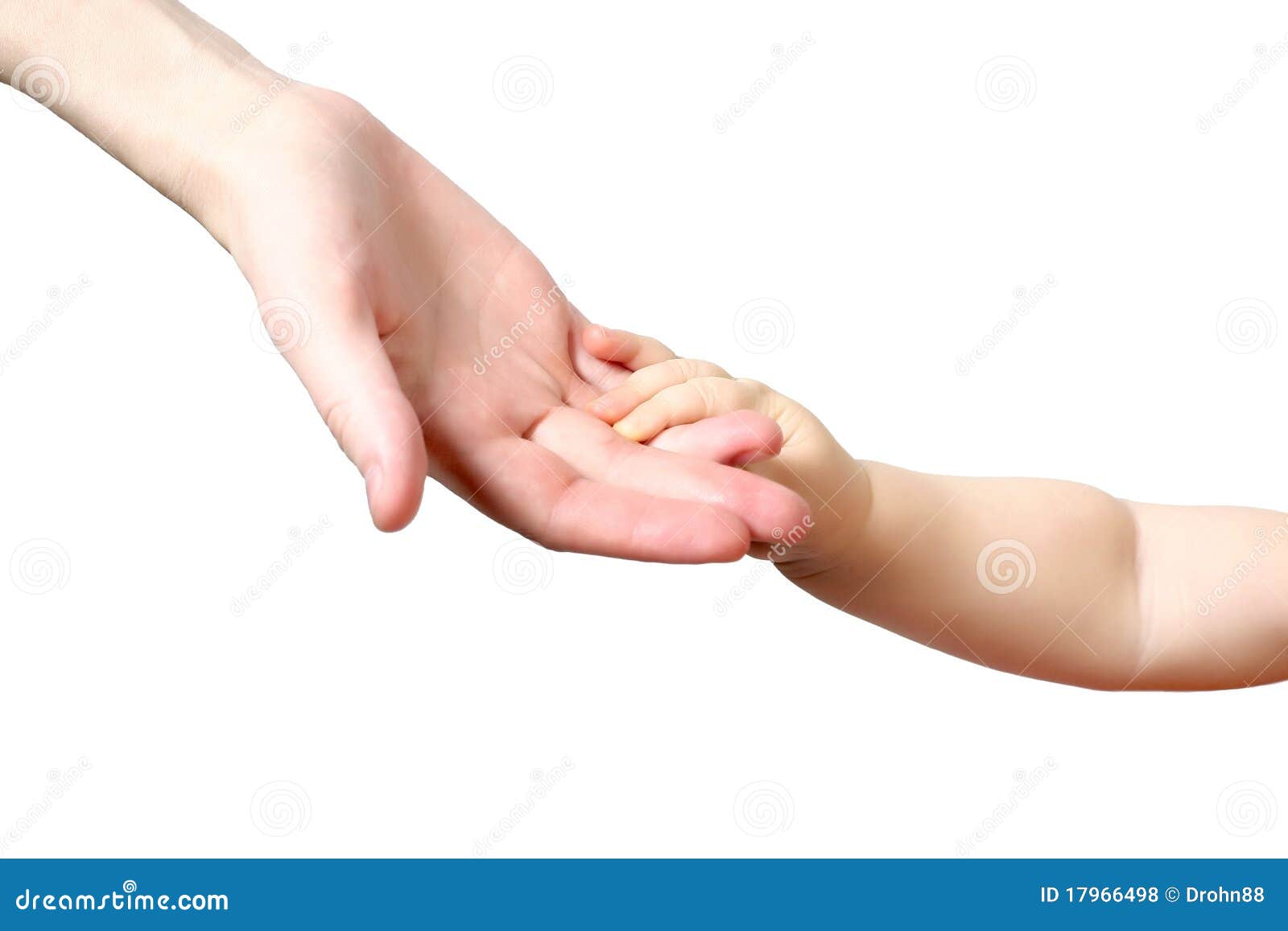 Child hand on mother hand stock photo. Image of isolated - 17966498