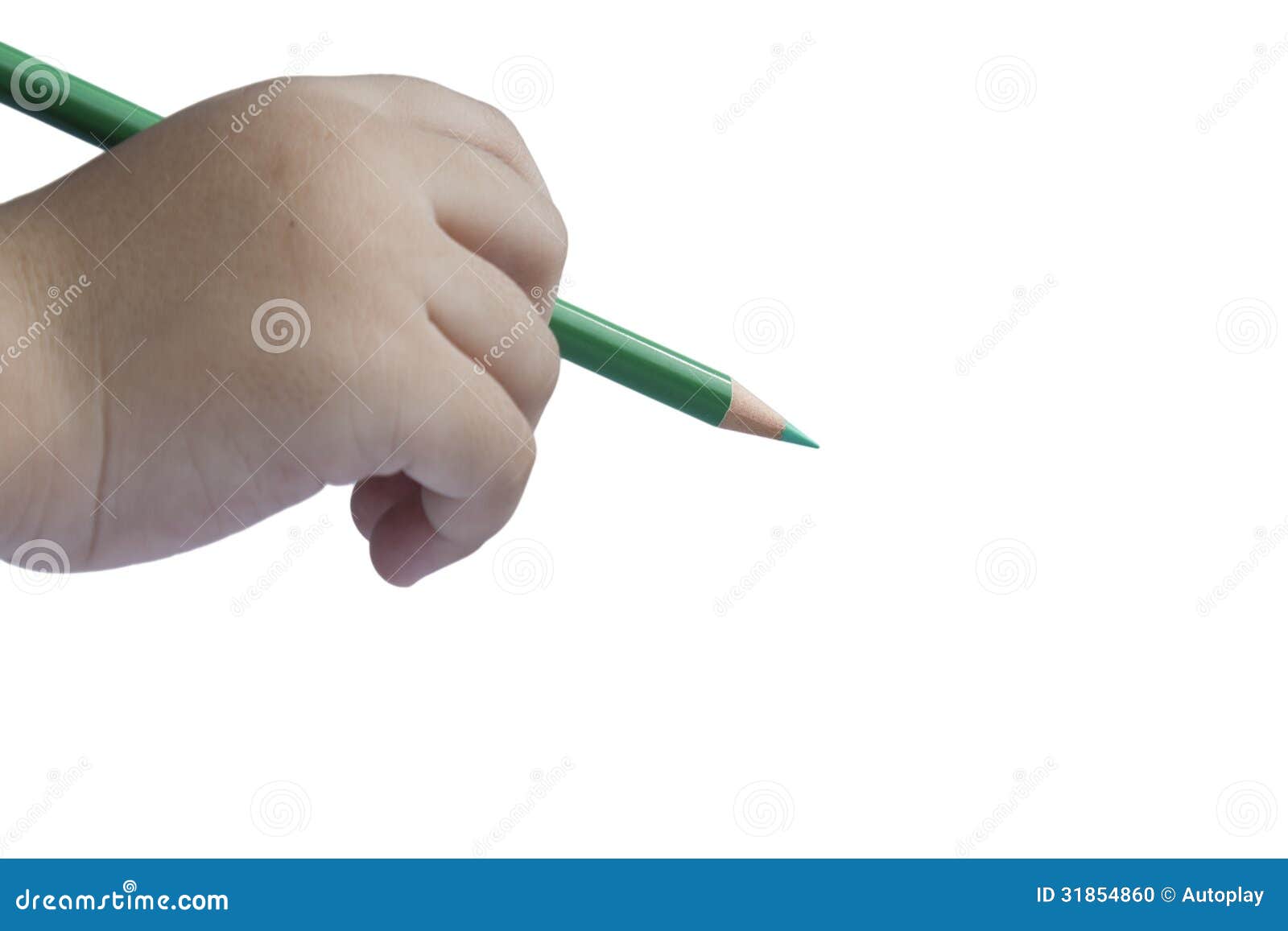 Child hand and pencil stock photo. Image of finger, child - 31854860