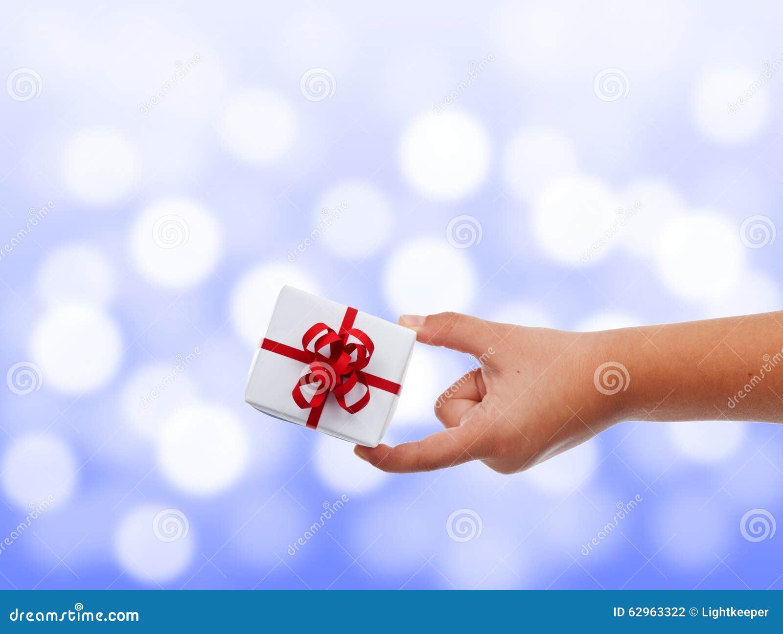 Child Hand with Small Present Stock Photo - Image of birthday, hand ...
