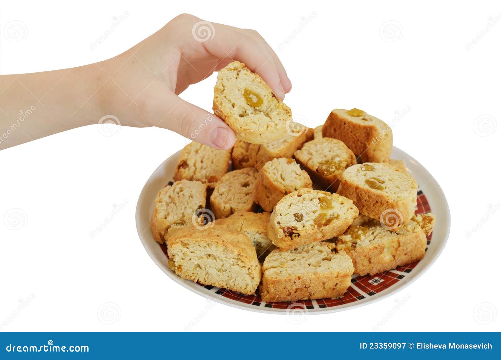Child hand take a cookie stock image. Image of cake, savoury - 23359097