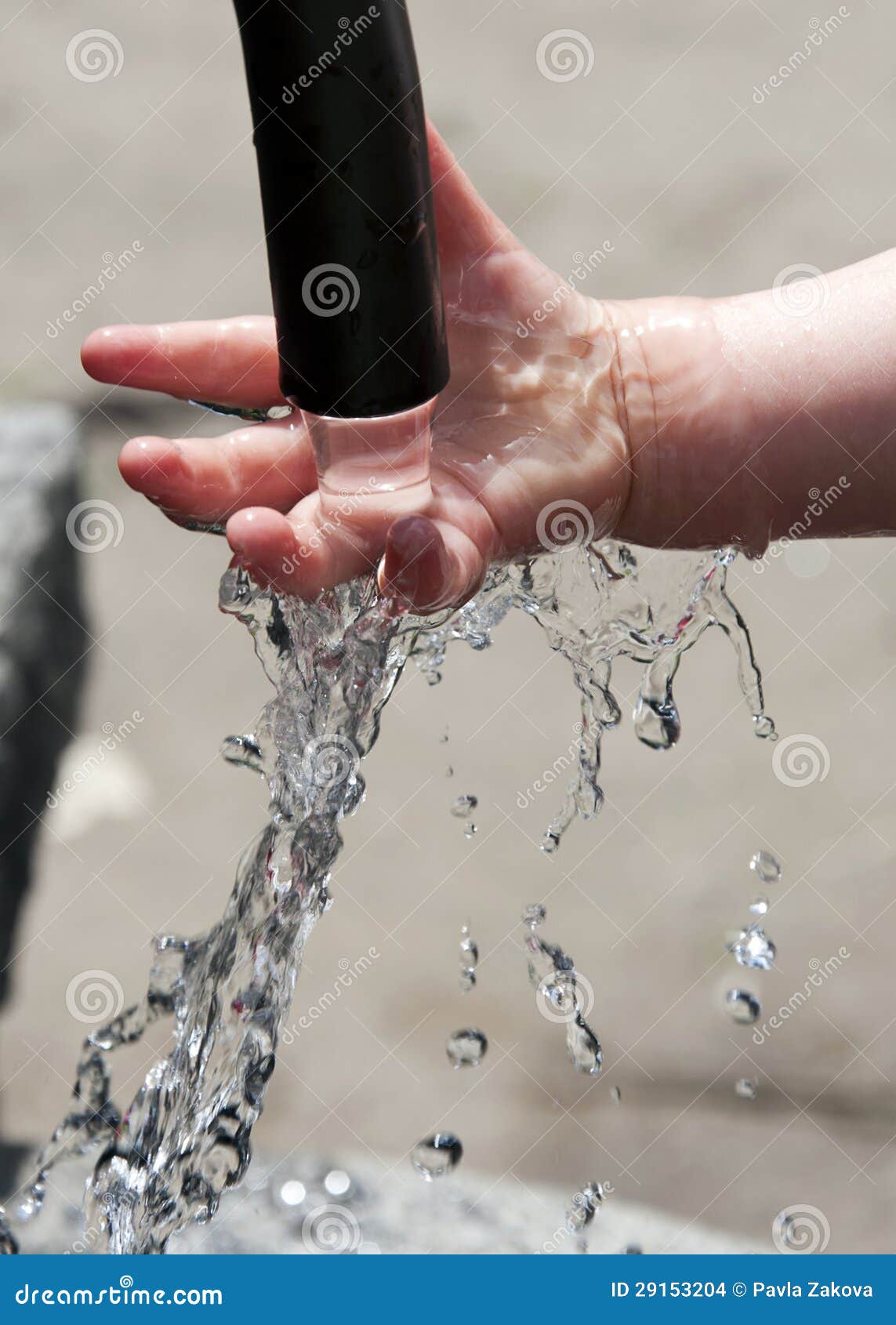 Child hand in water stock photo. Image of mineral, fluid - 29153204