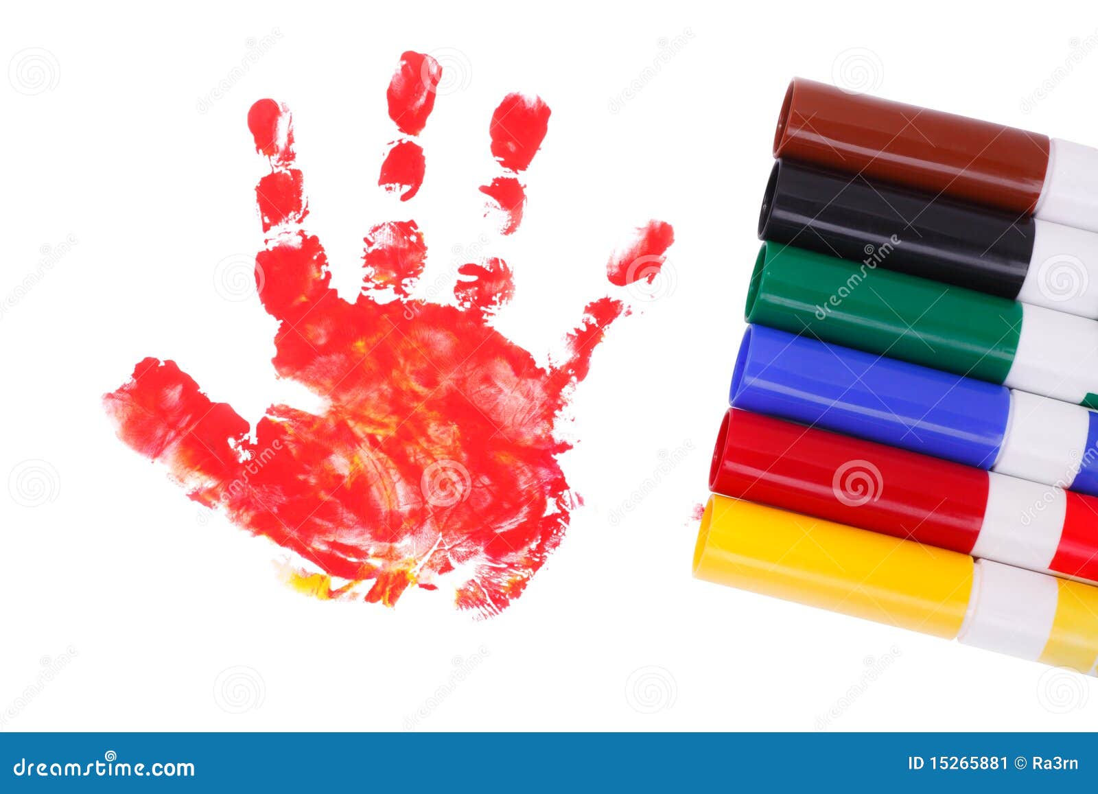 Child Handprint stock image. Image of identity, hand - 15265881