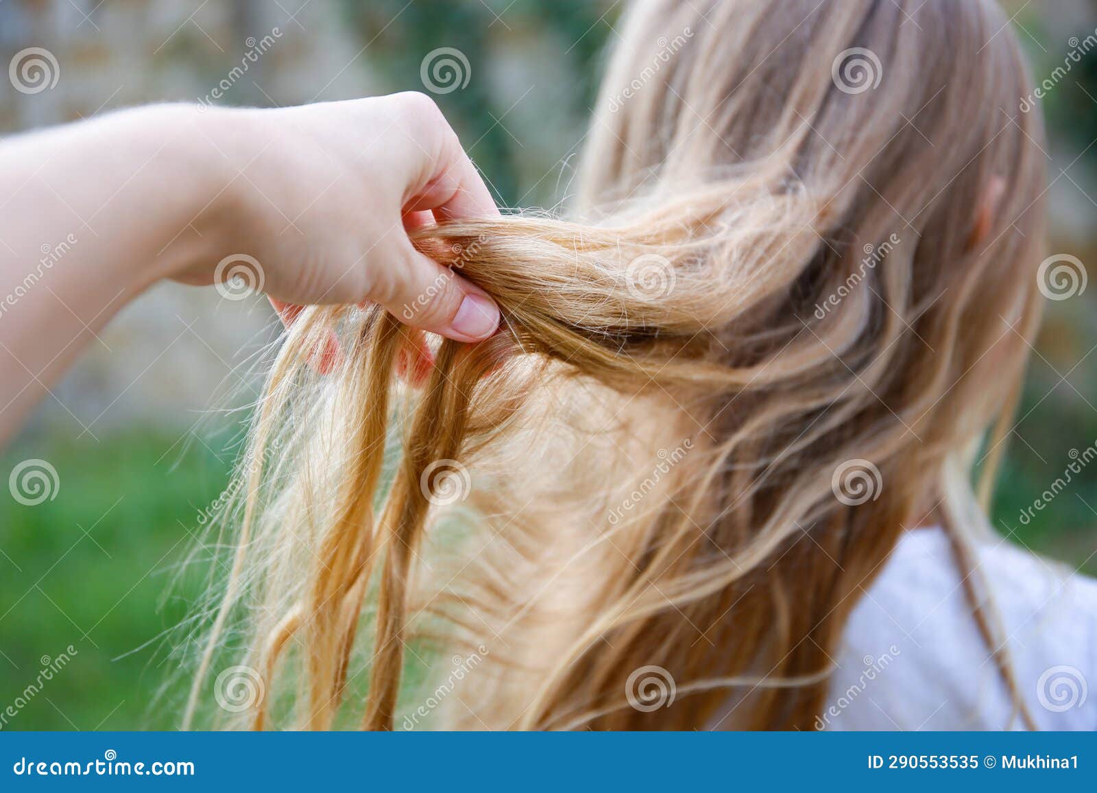The Child Has Uncombed Hair Stock Image - Image of hairy, childhood ...