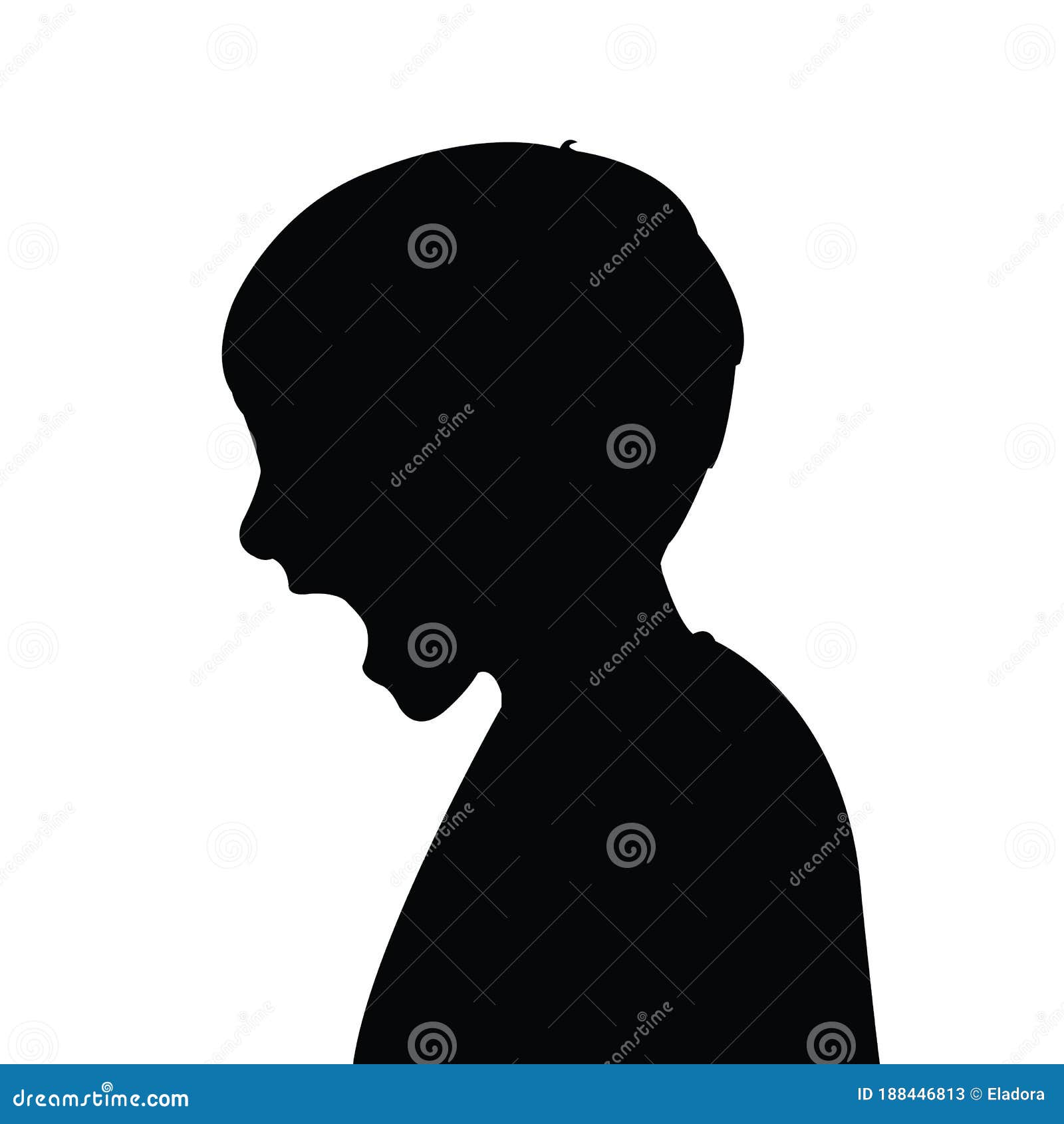 Child Head Silhouette