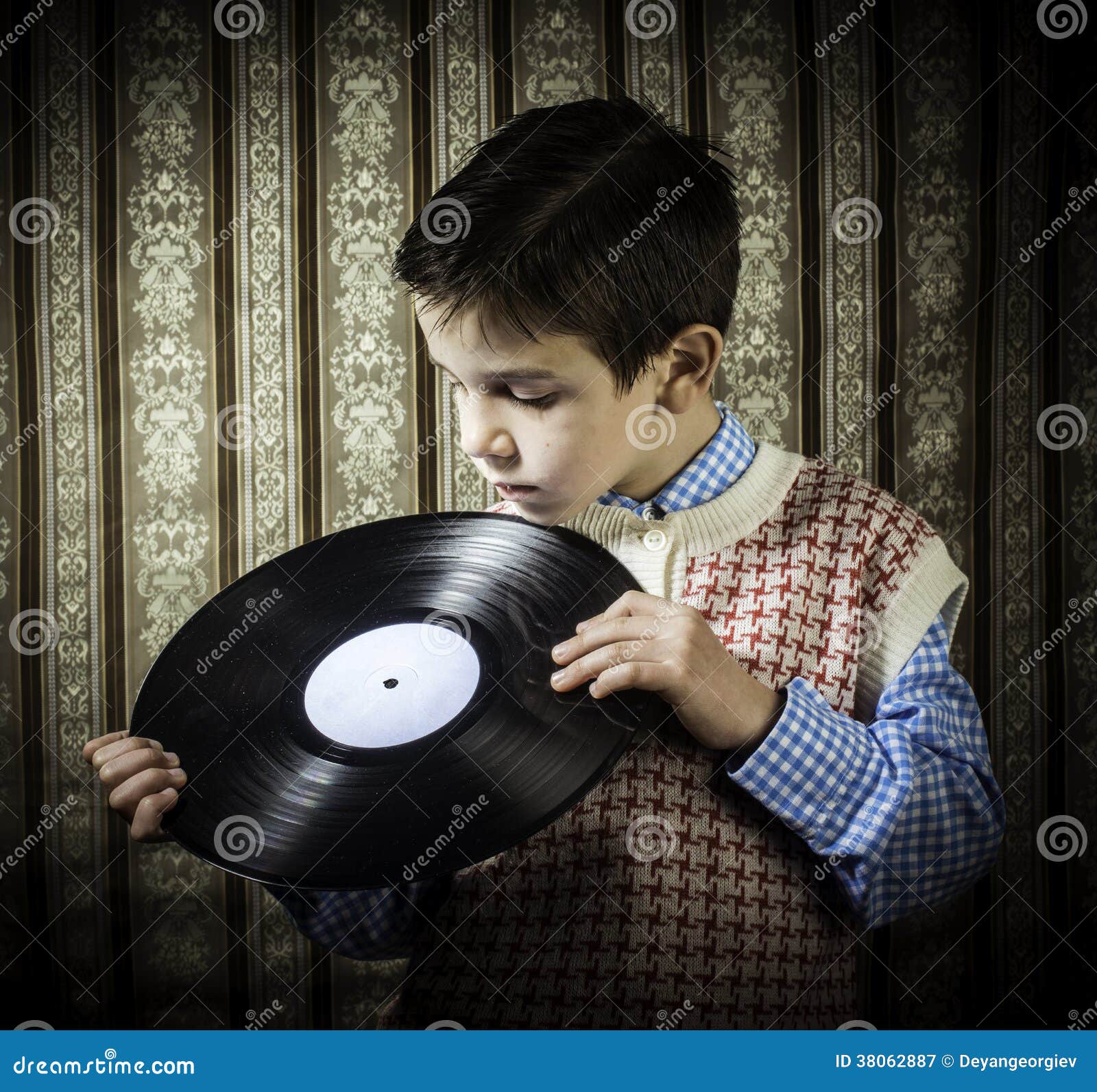 Child hold lp stock image. Image of blue, black, design - 38062887