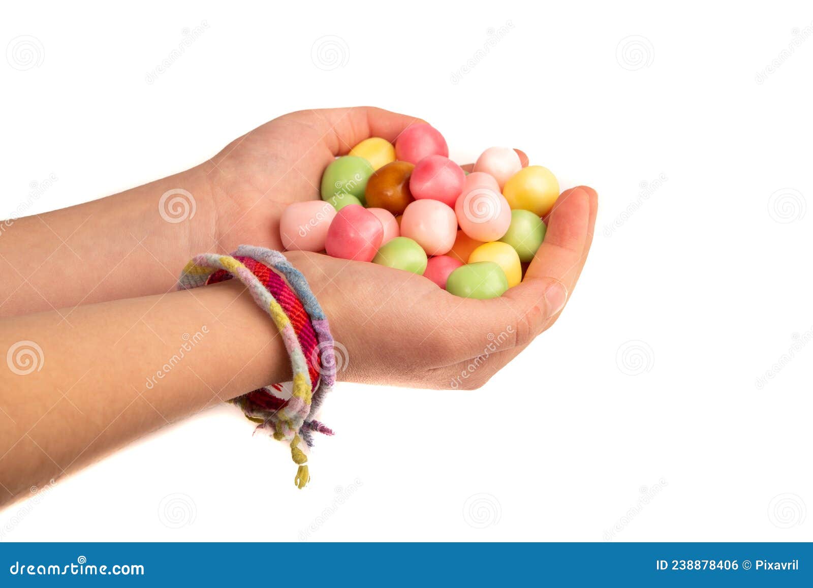 Child Holding Candy in His Hands Stock Photo - Image of childhood ...