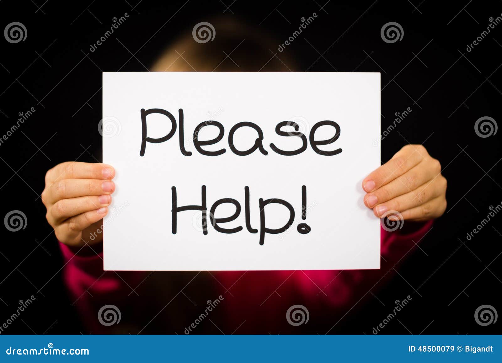 Child holding Please sign stock image. Image of child - 48500079