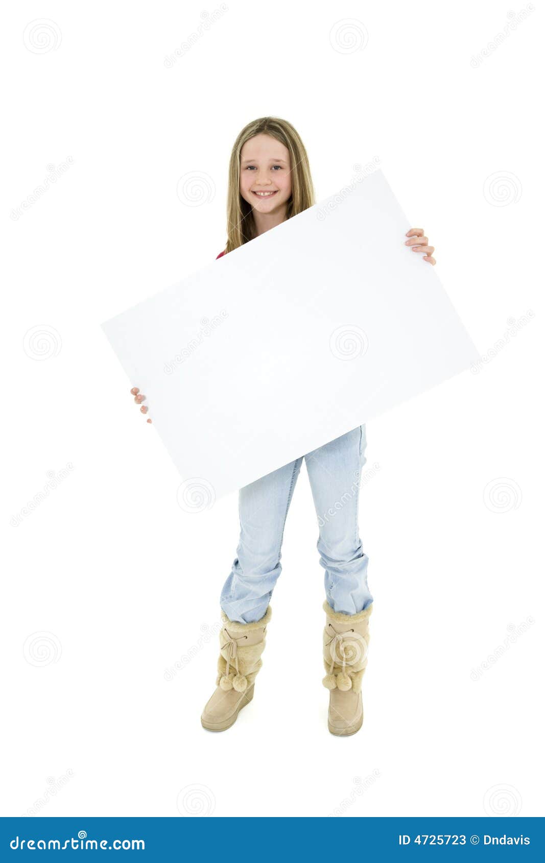 Child holding sign stock image. Image of caucasian, tween - 4725723