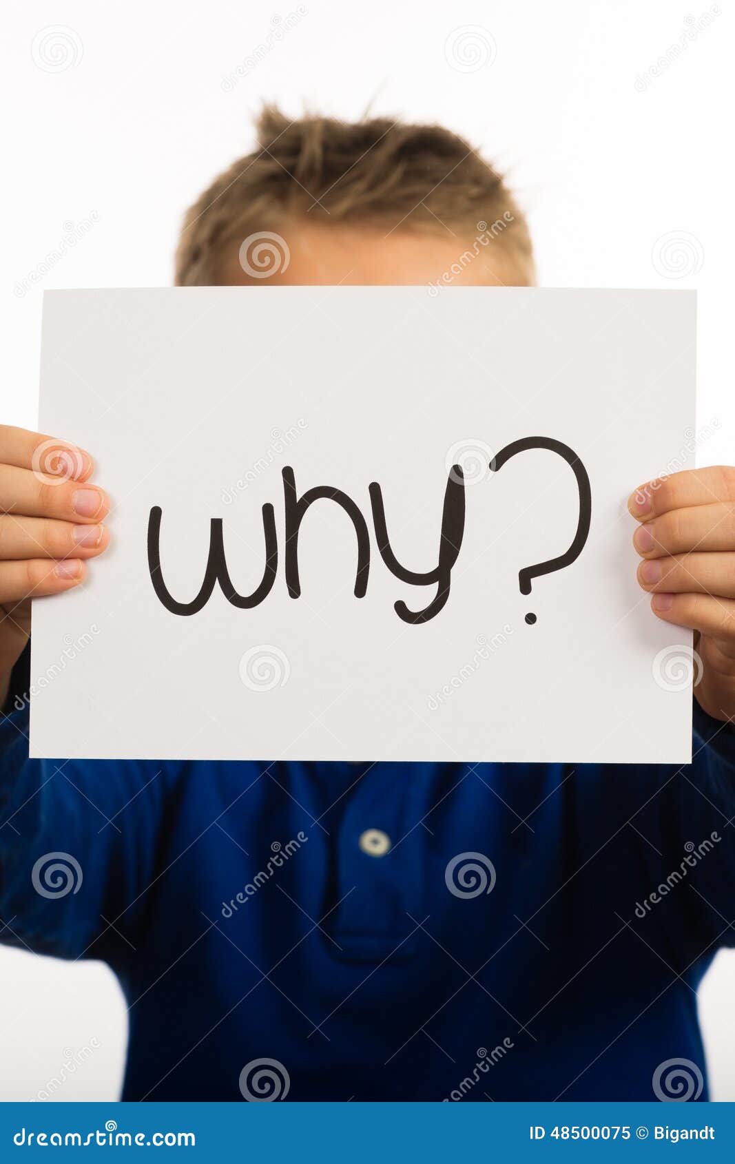 Child holding Why sign stock image. Image of offense - 48500075